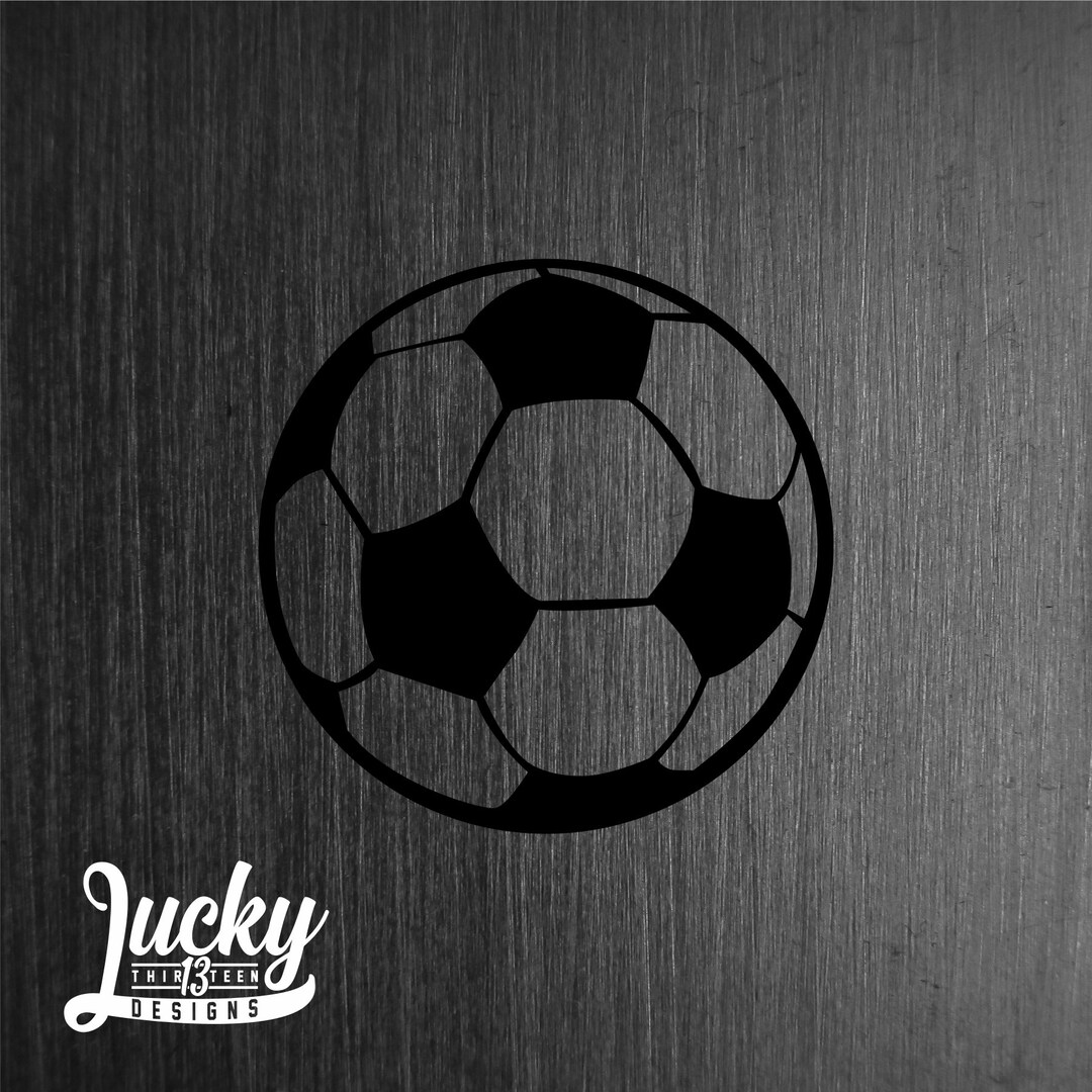 Soccer Ball Vinyl Decal - Etsy