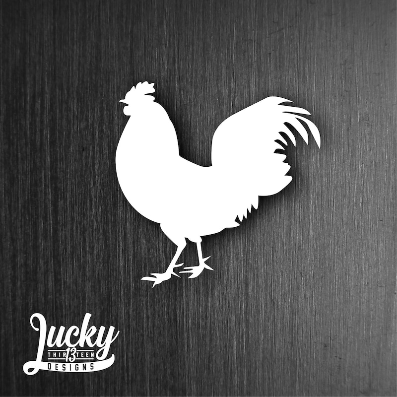 Rooster Decals - Etsy