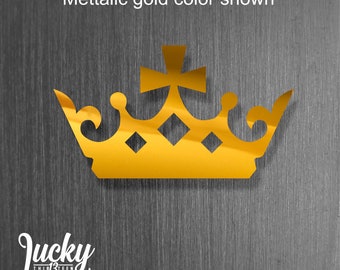 KING Crown Logo Vinyl Decal, Mug Decal, Wine Glass Decal, YETI Decal ...