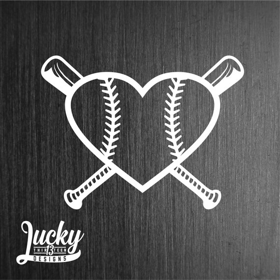 Baseball Love Vinyl Decal | Etsy