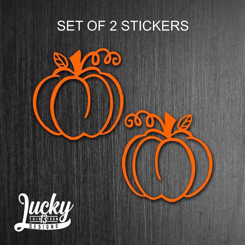 Pumpkin Decals - Etsy