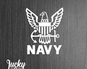 2x US Navy Vinyl Decal Sticker Different Colors & Size for Cars/bikes ...