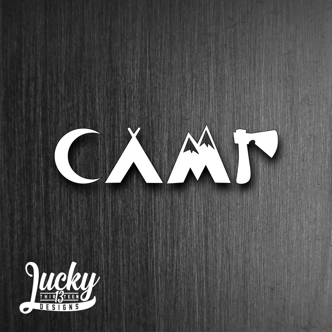 Camp Vinyl Decal - Etsy