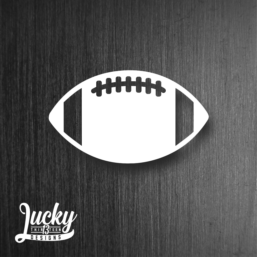 Football Vinyl Decal - Etsy
