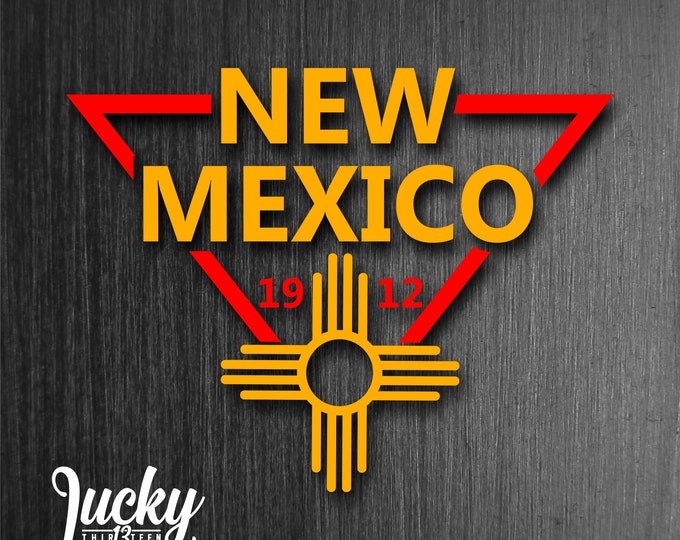 Zia With Roadrunner Vinyl Decal | Etsy