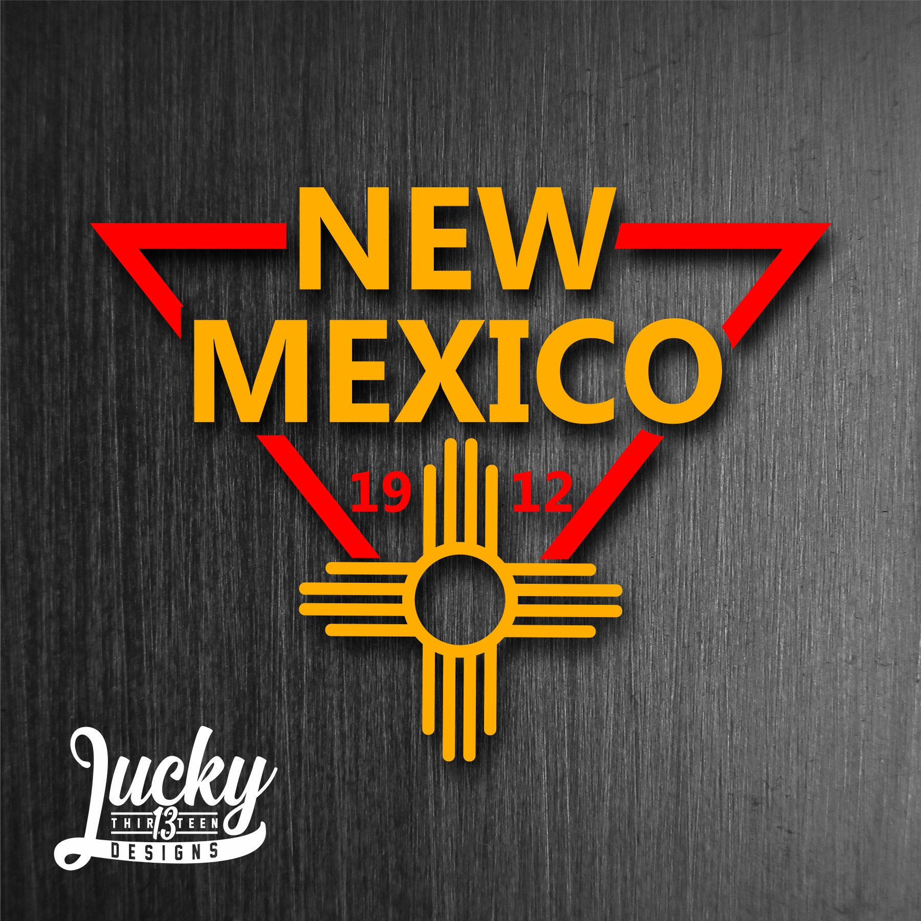 New Mexico Established Vinyl Decal - Etsy UK