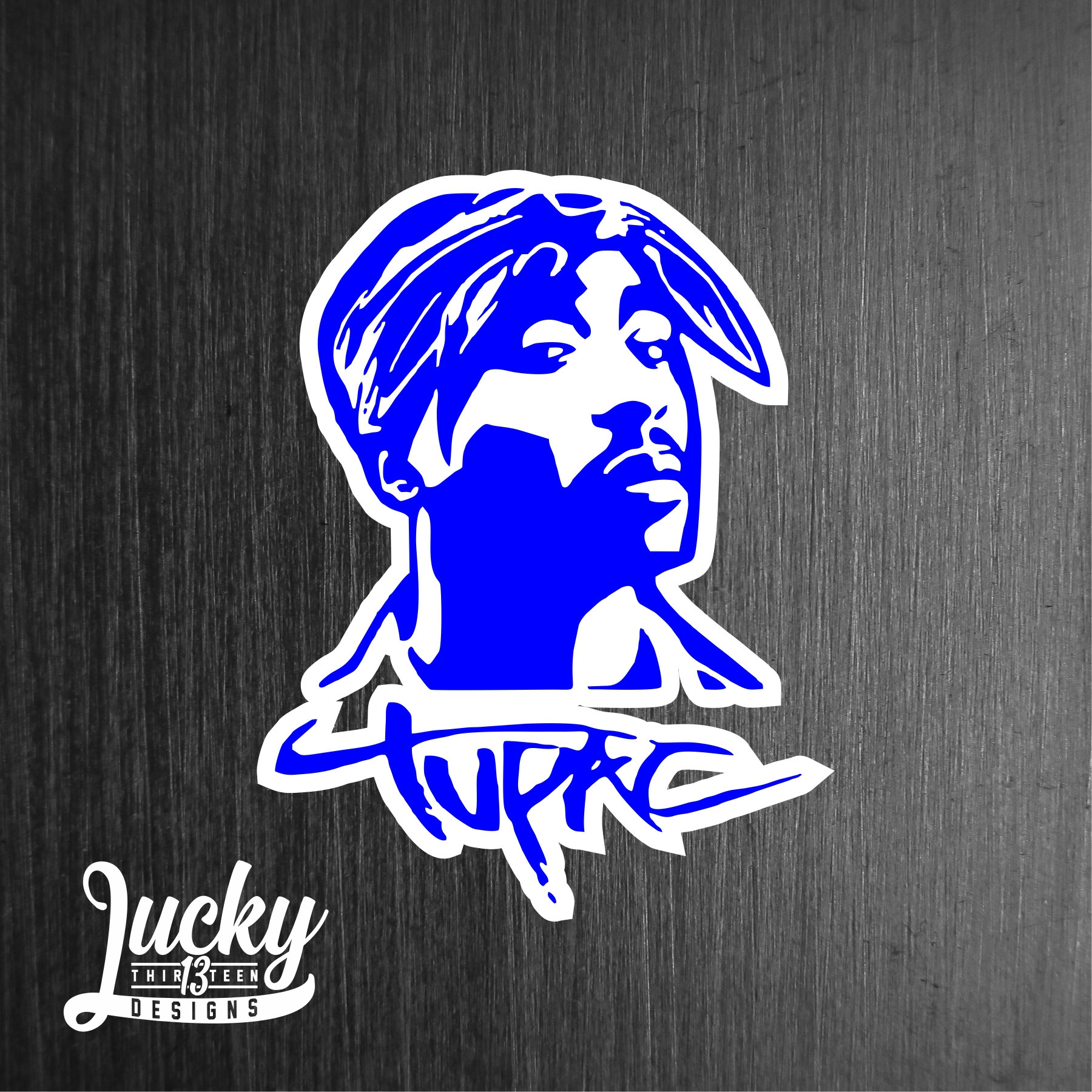 Tupac Vinyl Decal - Etsy