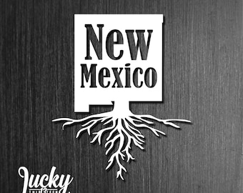2 Color New Mexico Zia Vinyl Decal - Etsy