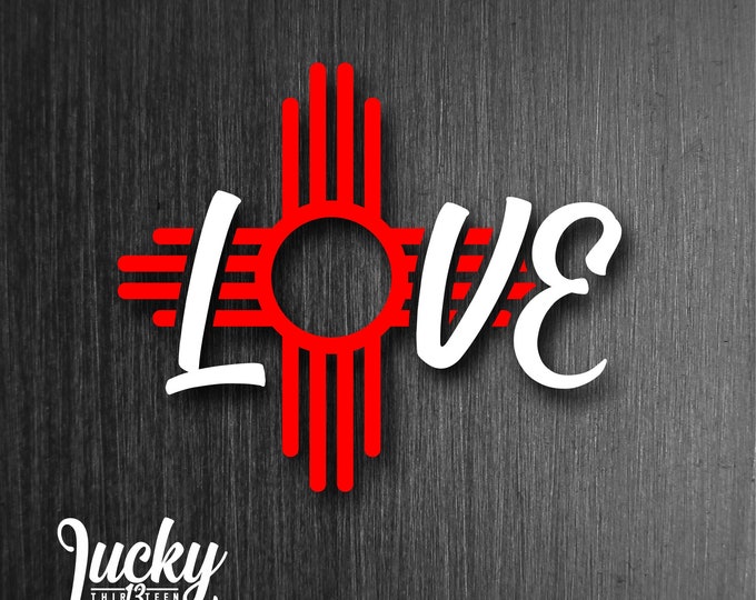 Zia Heart Vinyl Decal - Etsy