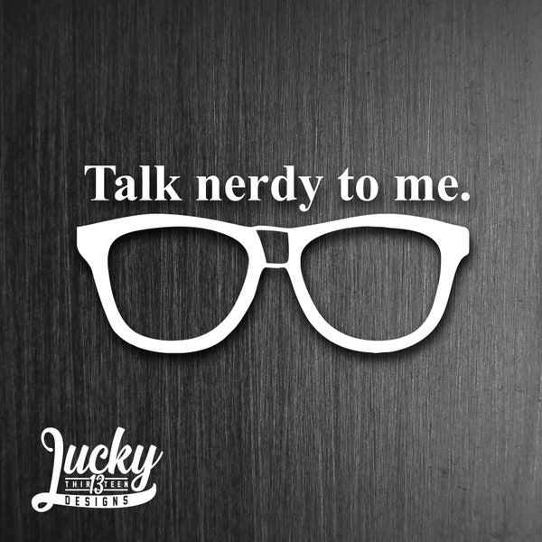 Nerdy Decal - Etsy