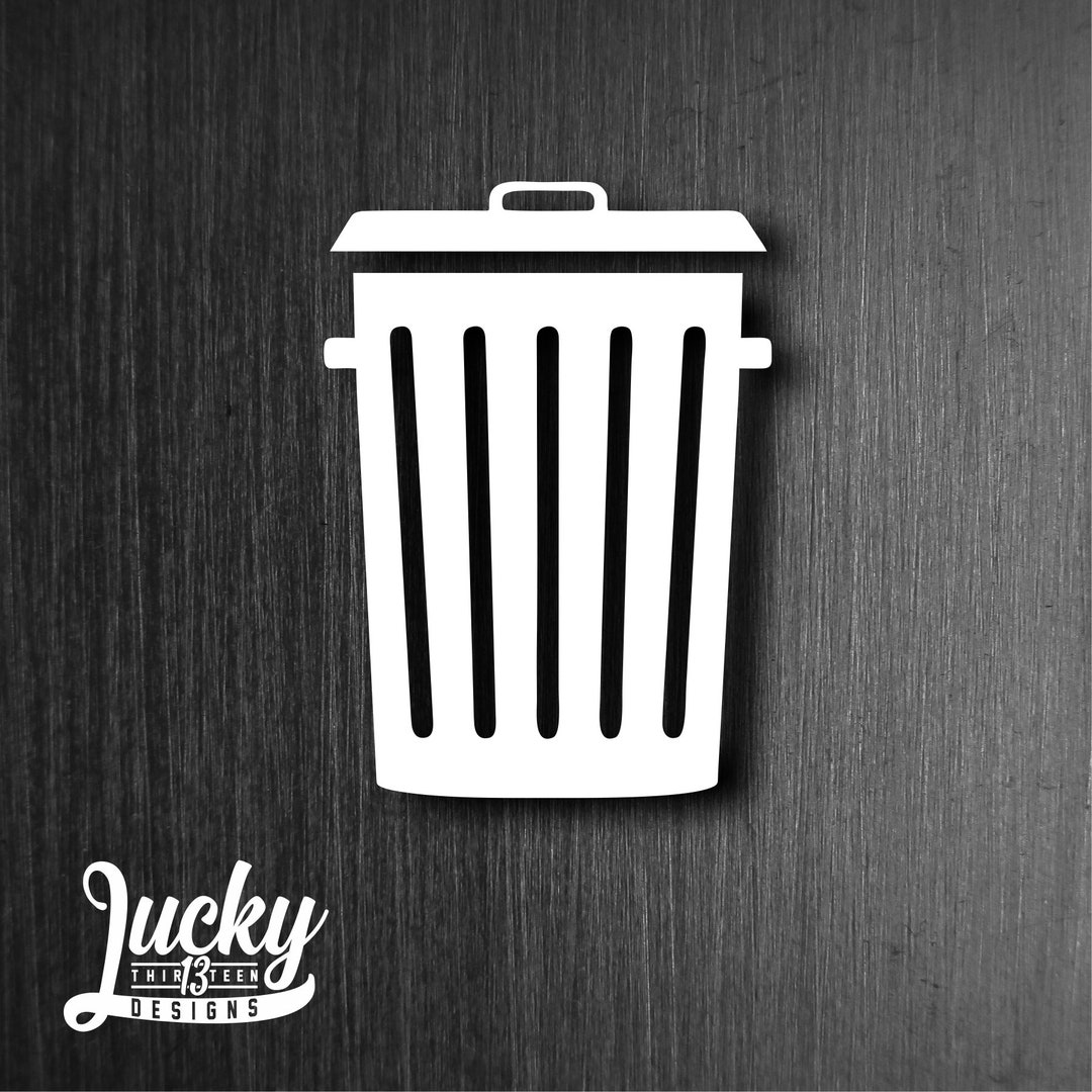 Trash Indicator Decal - Etsy