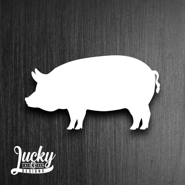 Pig Sticker Decal - Etsy