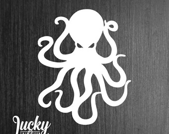 Octopus Vinyl Decal | Etsy