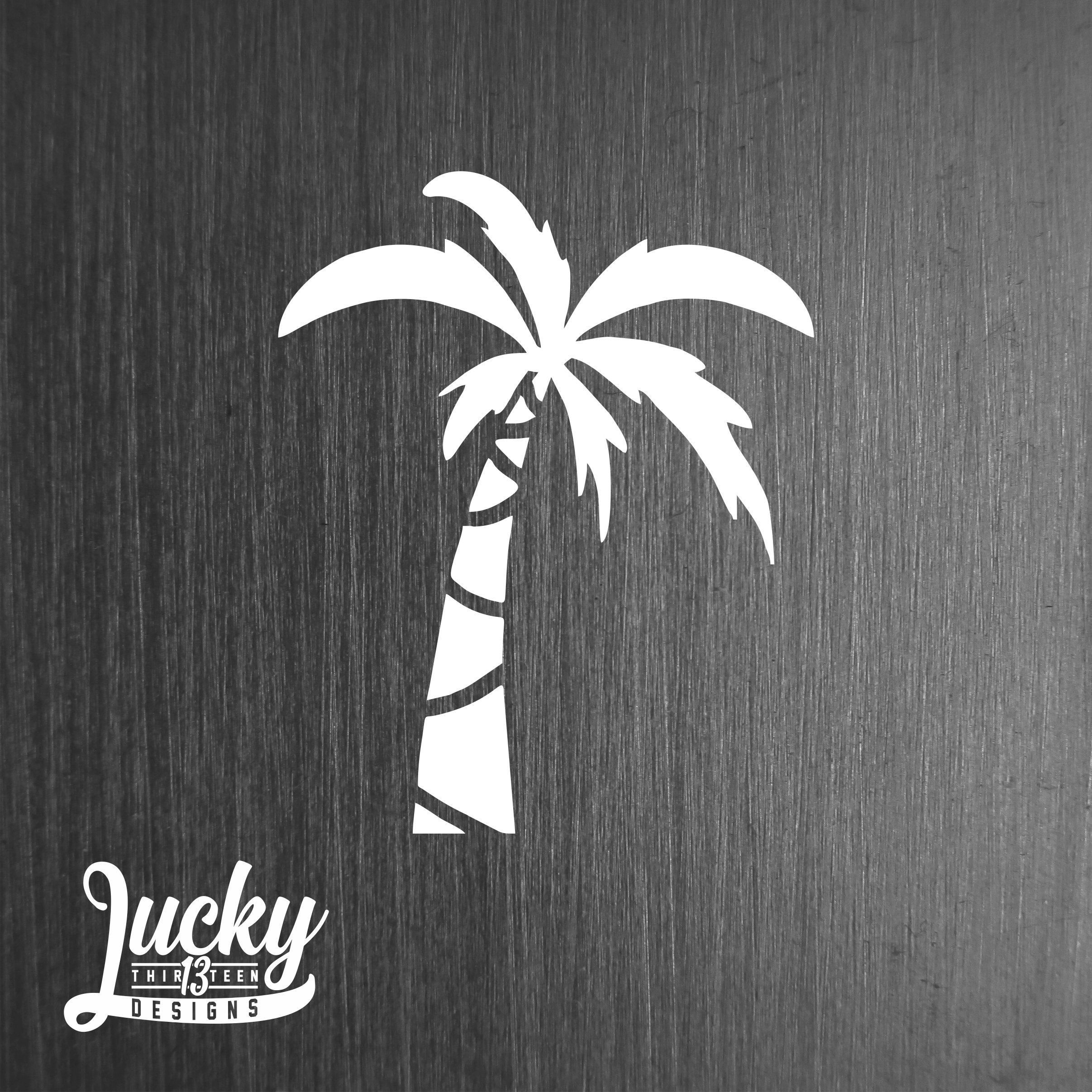 Palm Tree Vinyl Decal - Etsy