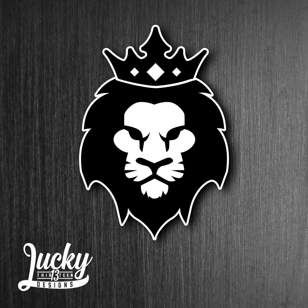 Lion With Crown - Etsy