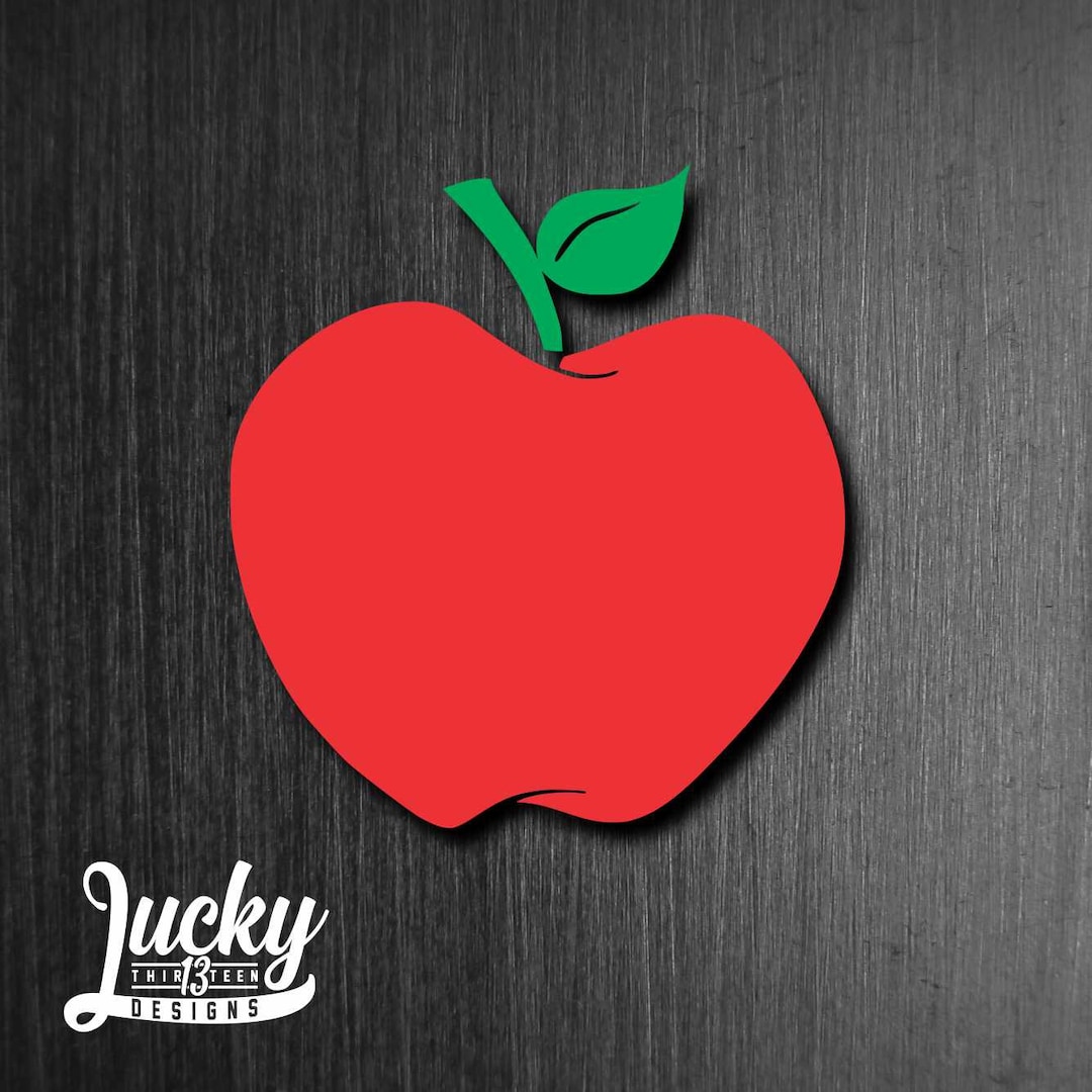 Apple Vinyl Decal Sticker - Etsy