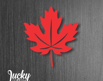 Maple Leaf Decal - Etsy