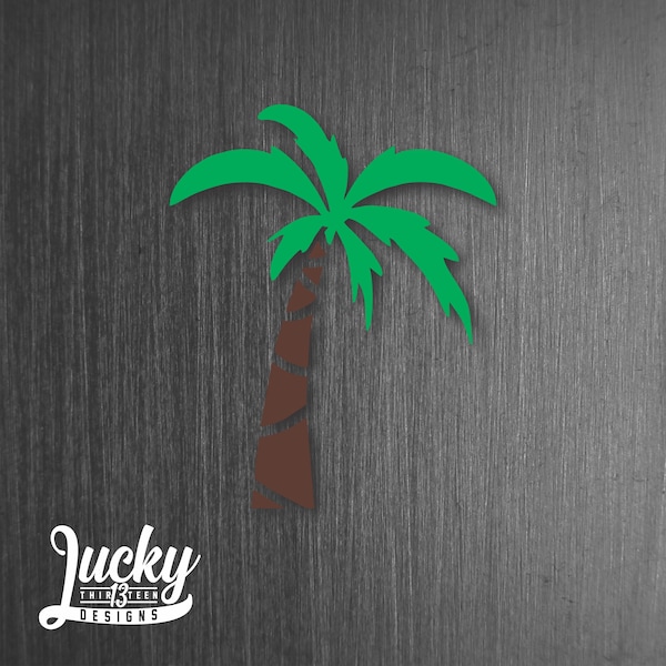 Palm Tree Wall Decal - Etsy