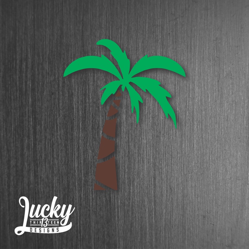 Palm Tree Decal - Etsy