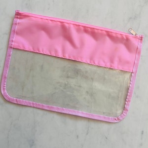 Personalized Clear Pouch With Patches - Perfect for Make-up, Snacks ...