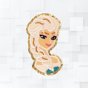 Magical Princess Patches | Self-adhesive Chenille Cinderella, Belle ...