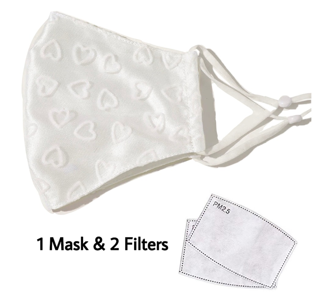 Adjustable & Reusable Face Mask W Filter Pocket | 3 Layers | Machine ...
