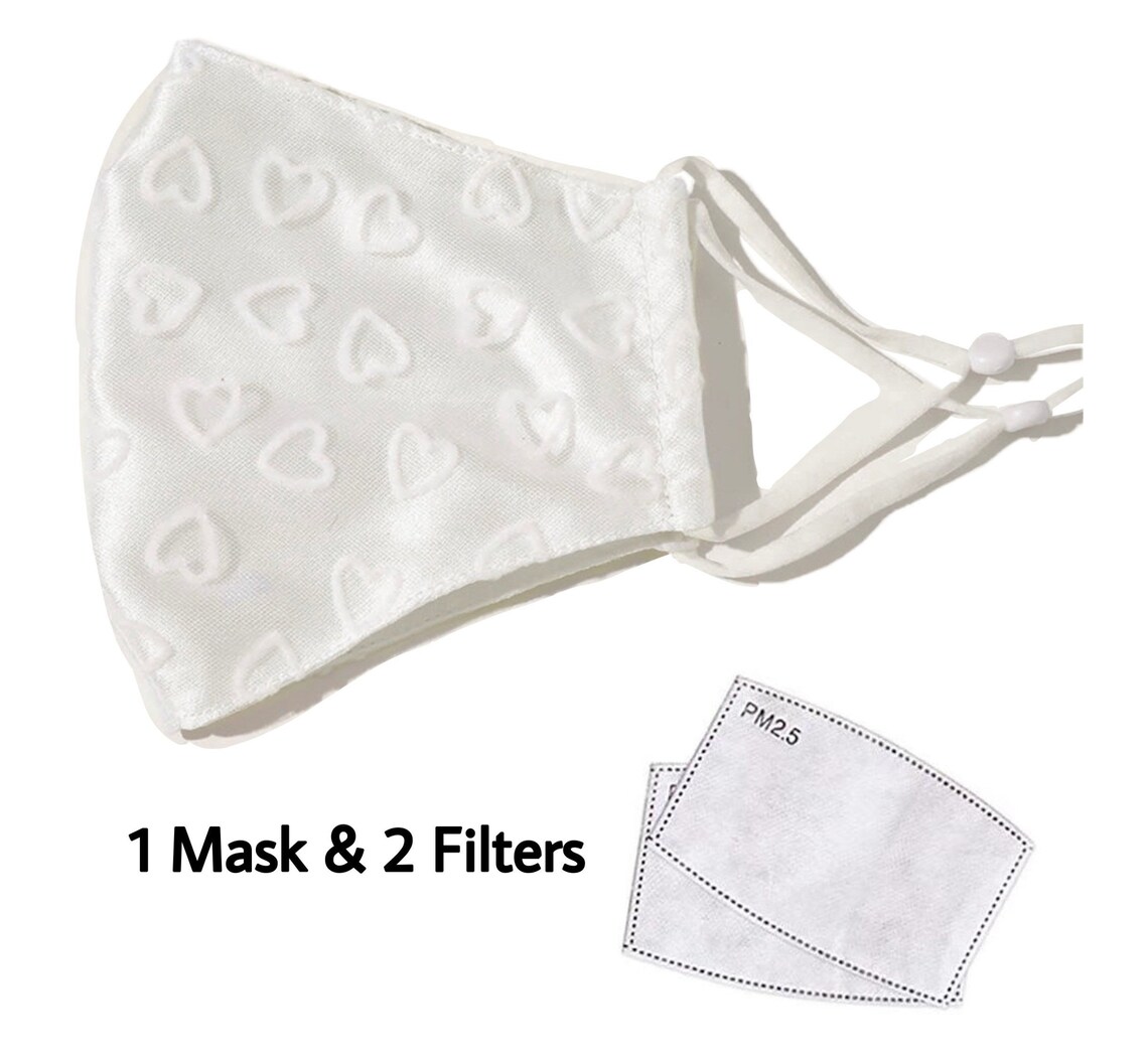 Adjustable & Reusable Face Mask W Filter Pocket 3 Layers - Etsy