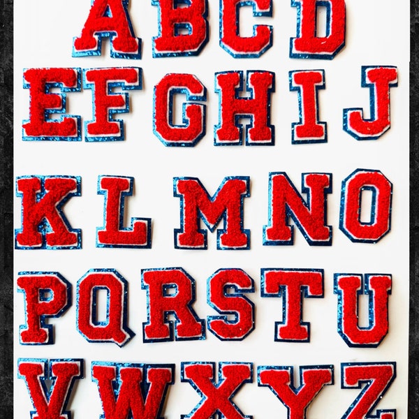 Self Adhesive Glitter Letters - Etsy