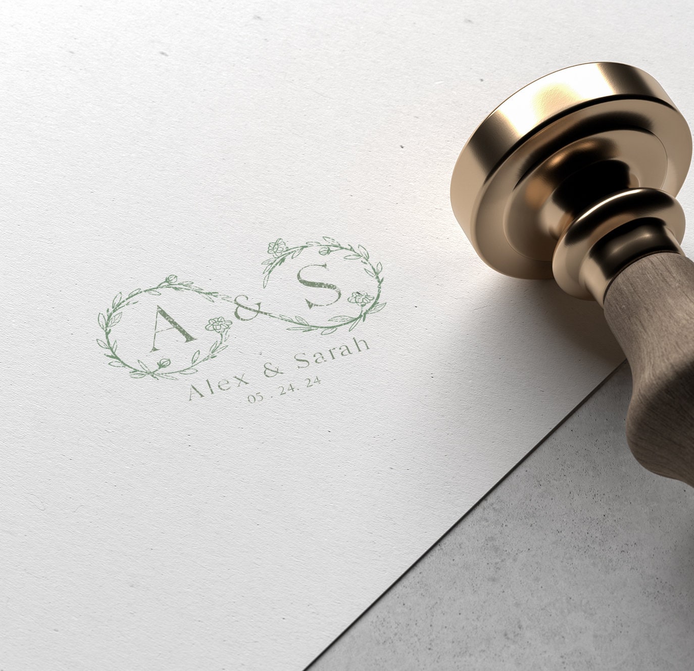 Floral Infinity Wedding Logo Template Editable Wedding Logo - Etsy