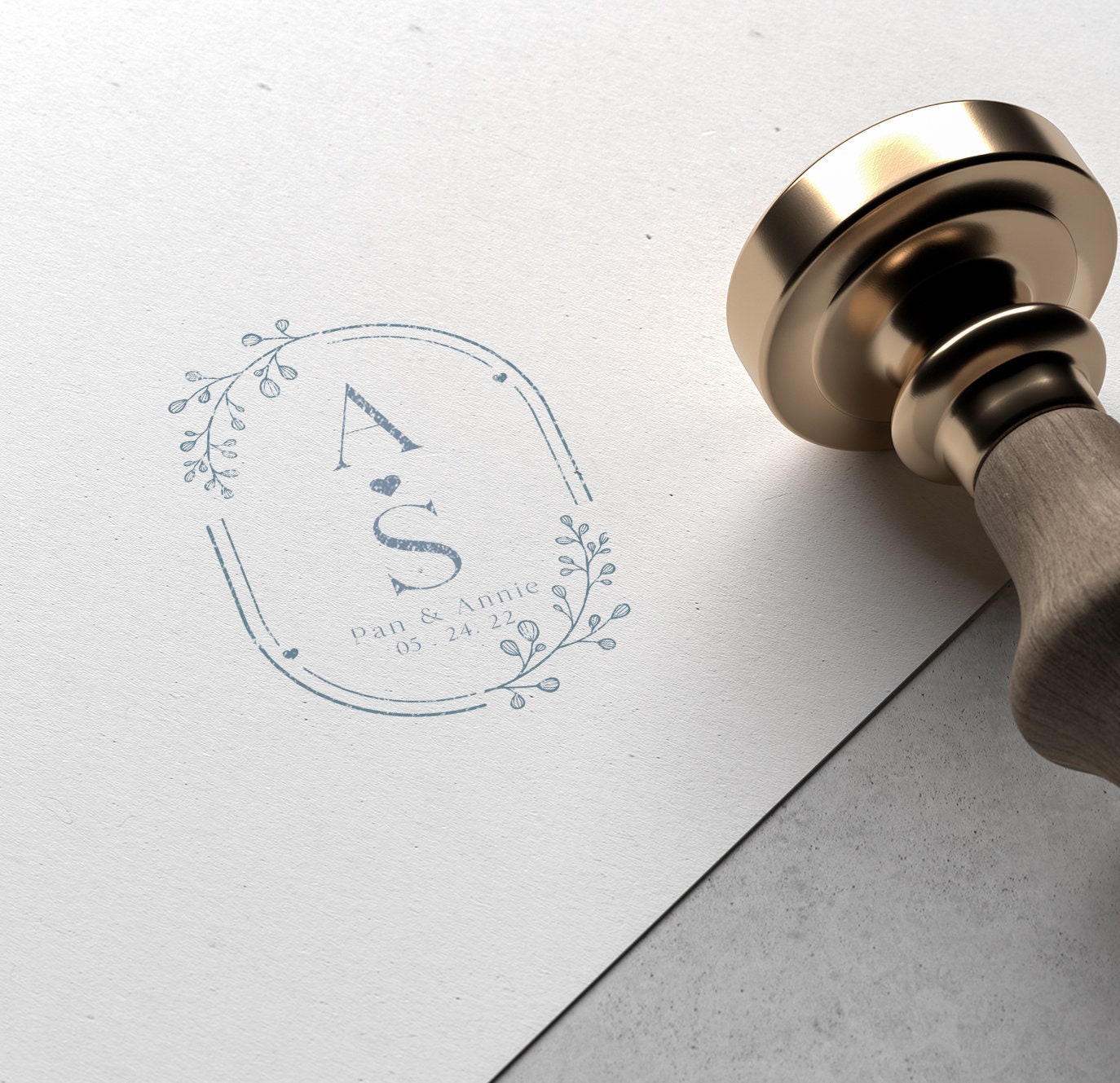 Multiple Color Floral Wedding Logo,editable Template, Wedding Monogram ...