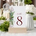 Editable Christmas Table Numbers Template, Holiday Table Numbers ...