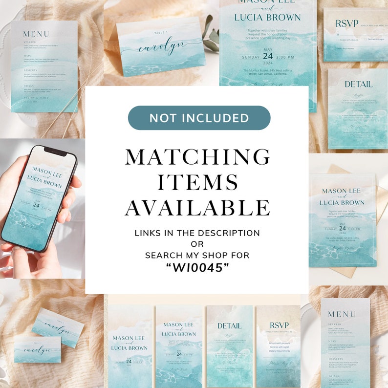 Ocean Beach Sand Wedding Seating Chart Template, Summer Ocean Beach ...