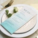 Ocean Sea Beach Wedding Menu Template,beach Sand Wedding Menu Template ...