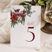 Christmas Printable Table Numbers Template, Holiday Editable Table ...