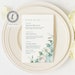 Fall Blue Teal Pumpkin Menu Template ,baby Shower Brunch,dinner,autumn ...