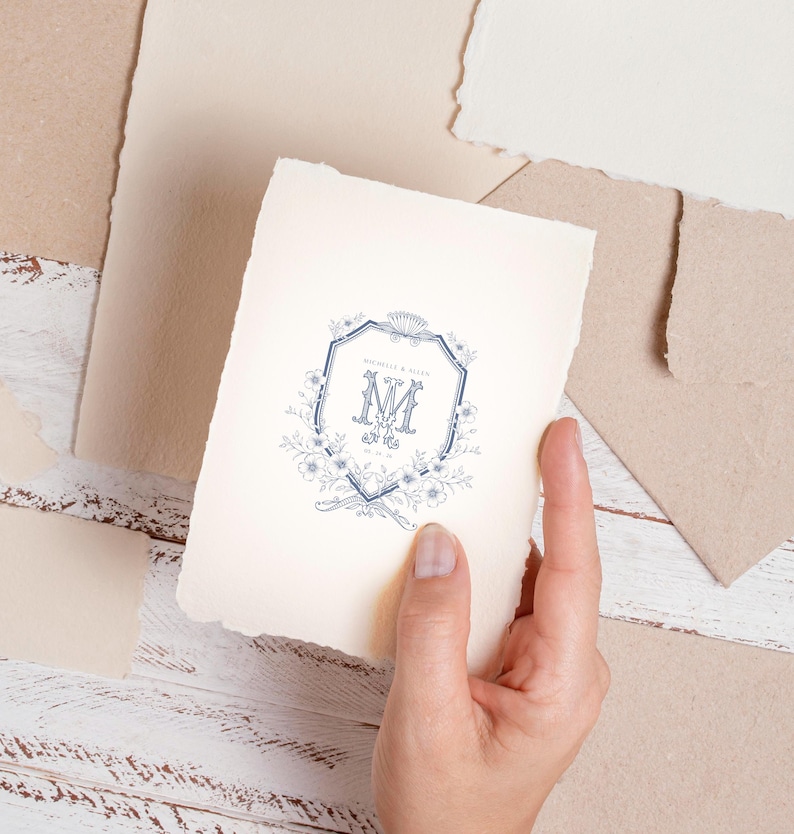 Vintage Wedding Crest, Vintage Monogram Logo Design Template,wedding ...