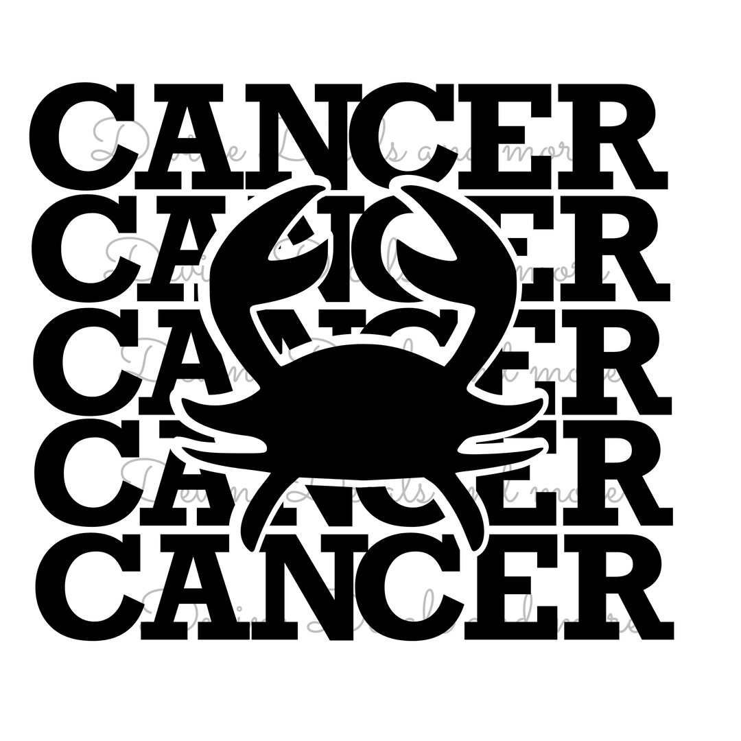 Cancer Vinyl Decal/zodiac Sign - Etsy