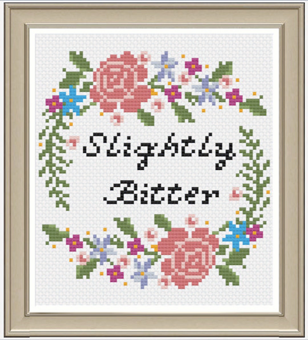 Slightly Bitter Modern Funny Sarcastic Snarky - Etsy