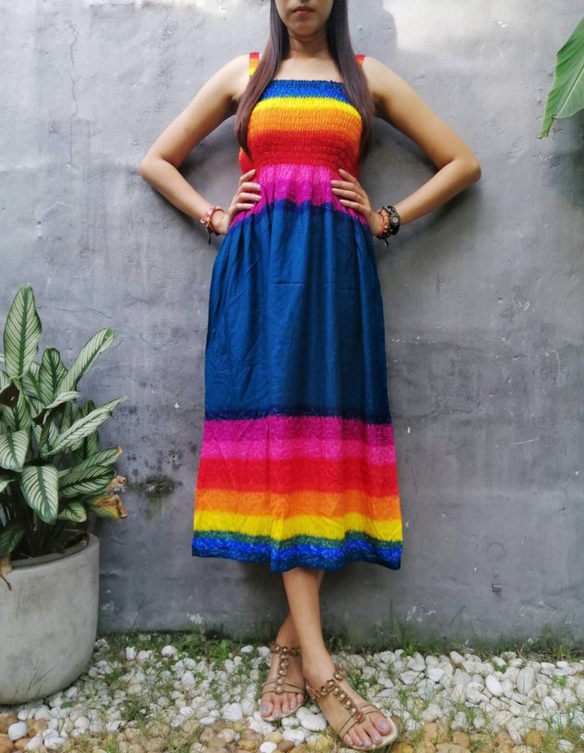 Bohemian Dress Women Maxi Gypsy Dress Tribal Boho Dress Long | Etsy