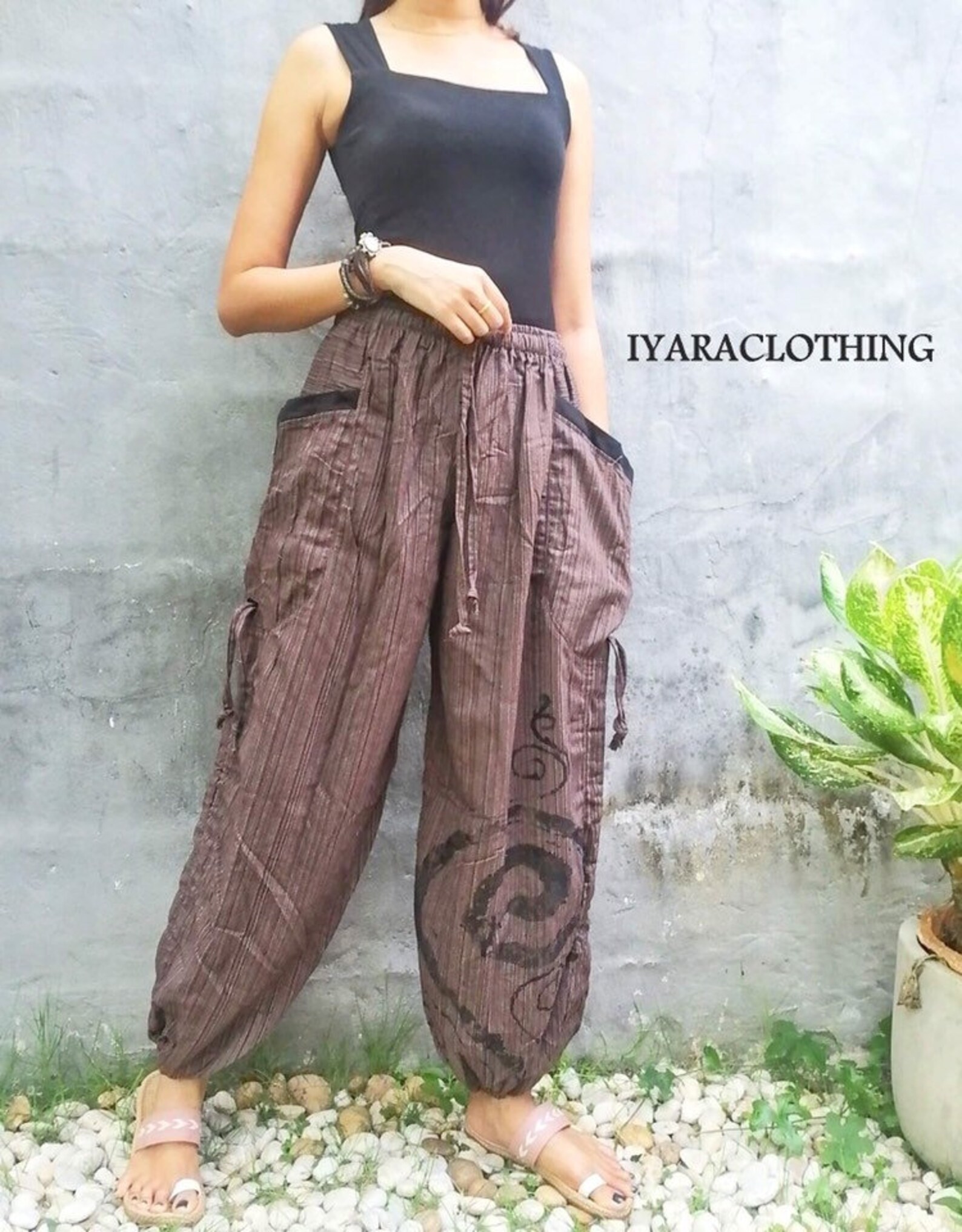 Harem Pants Women Hippie Clothing Boho Clothing Festival Pants | Etsy