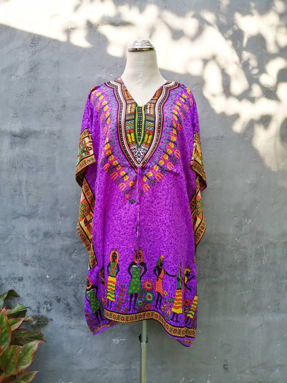 Short Kaftan Dress Caftan Maxi Dress Kimono African | Etsy