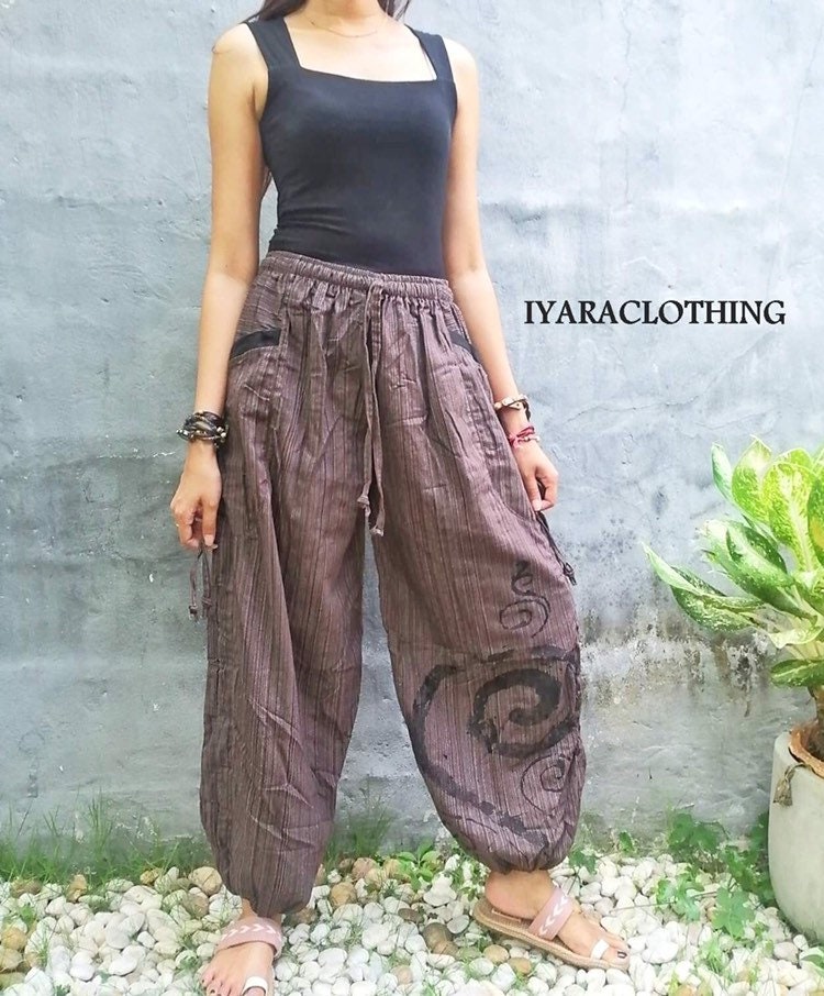 Harem Pants Women Hippie Clothing Boho Clothing Festival Pants | Etsy