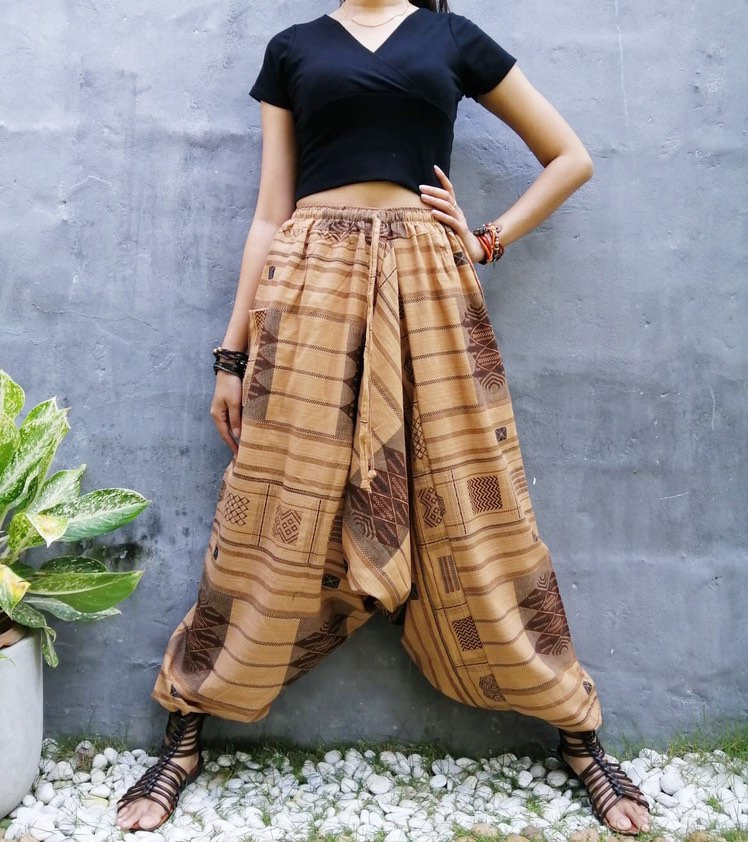 Harem Pants Women Music Festival Clothing Hippie Pants Etsy
