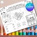 Editable Madeline Birthday Coloring Placemat | Printable Madeline Party ...