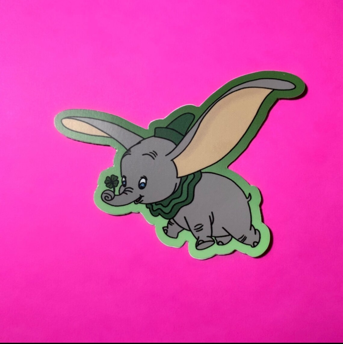 Dumbo Inspired Sticker Disney Sticker St Patricks Day - Etsy
