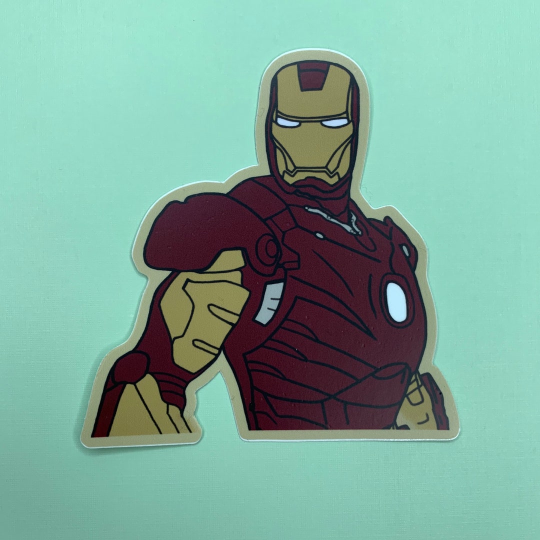Iron Man Sticker Tony Stark Sticker-marvel Sticker-disney Sticker - Etsy