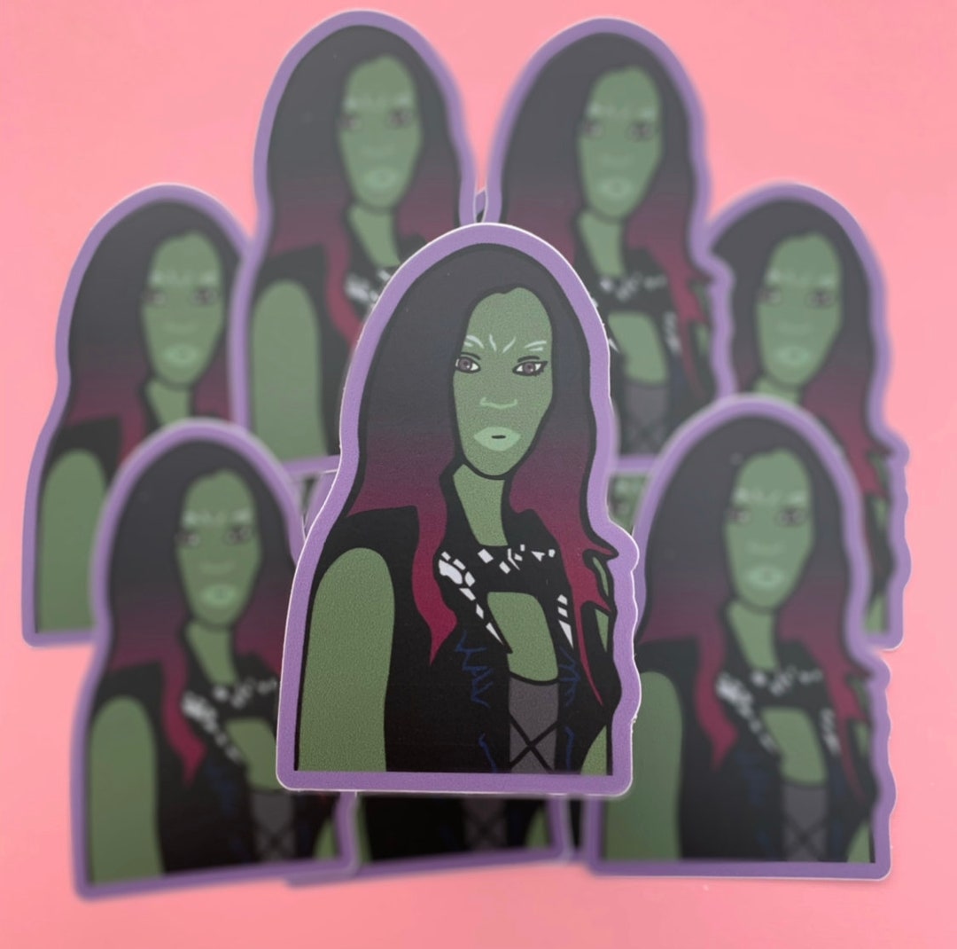 Gamora Sticker Guardians of the Galaxy Sticker Disney Sticker - Etsy