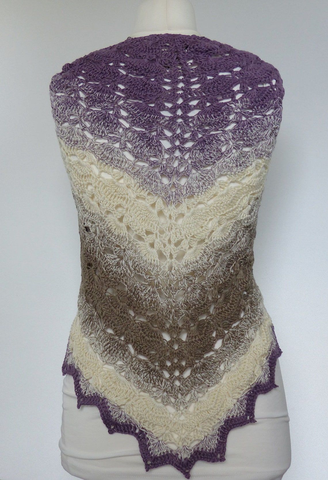 Instructions "mara" Quick Crocheted Shawl / Stole - Ebook Crochet ...
