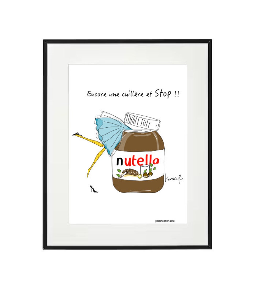 Poster August 2017 Edition NUTELLA - Etsy