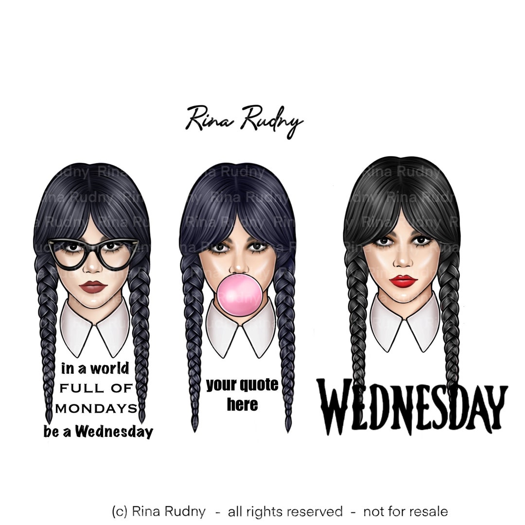 Wednesday Clipart, Wednesday Addams Png, Wednesday Png, Addams Family ...
